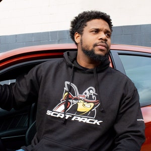 Dodge Scat Pack Hoodie Sweatshirt Black - Etsy