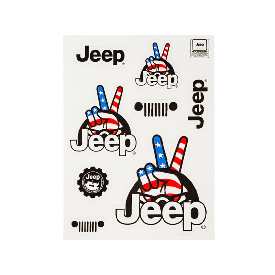 Sticker - Jeep® Wave Sheet - Etsy