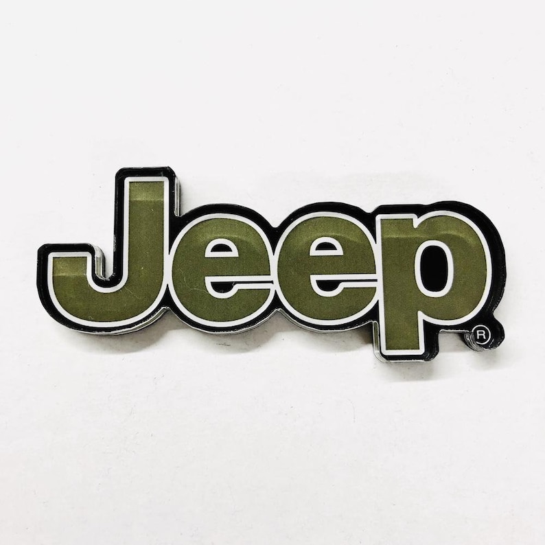Magnet - Jeep Text Logo - Etsy
