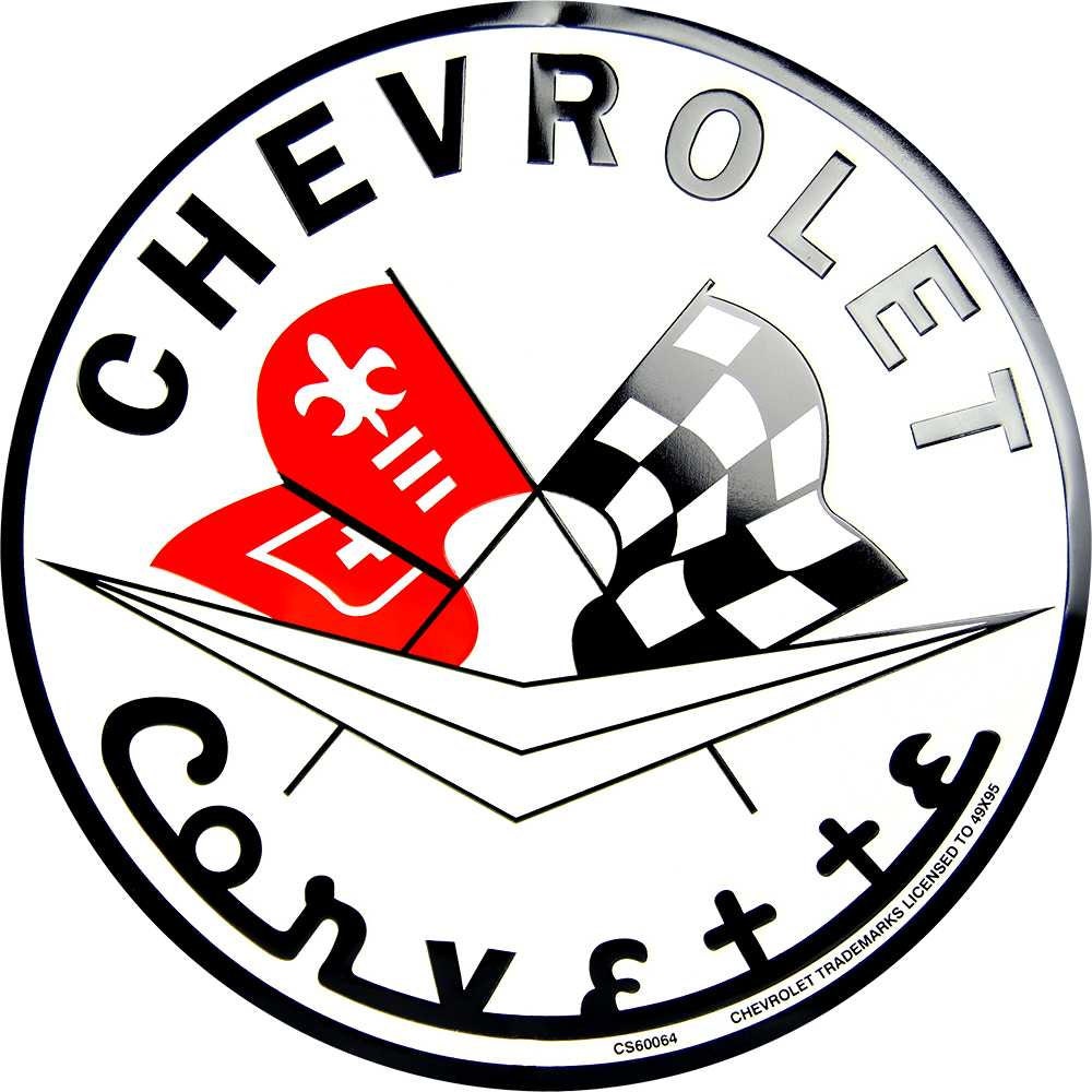 Sign Chevrolet Corvette Circle - Etsy