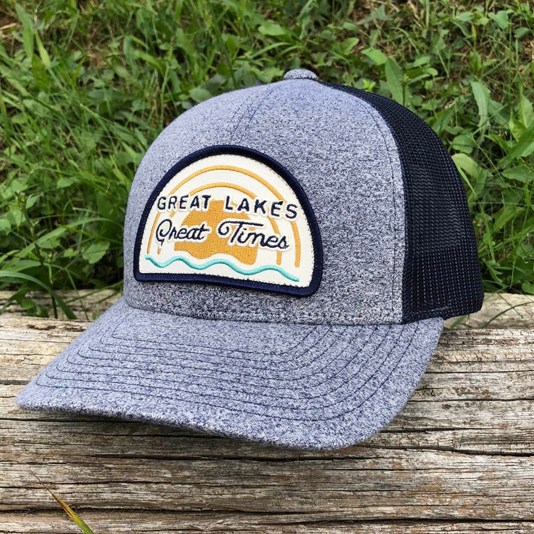 Hat - Michigan Great Lakes Great Times Snapback - H. Navy/navy - Etsy