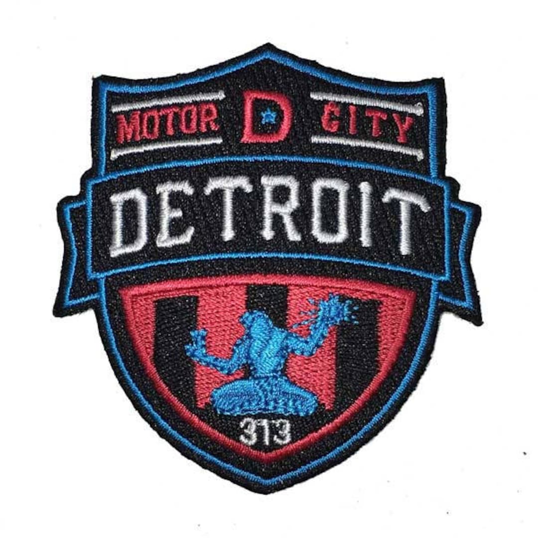 Patch - Detroit Shield - Etsy