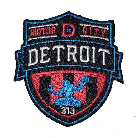 Patch Detroit Shield | Etsy