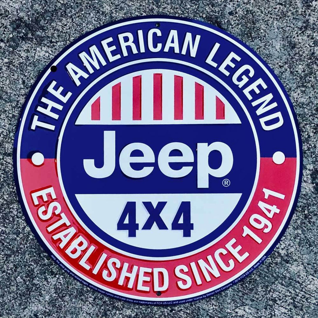 Metal Sign - Jeep the American Legend - Etsy