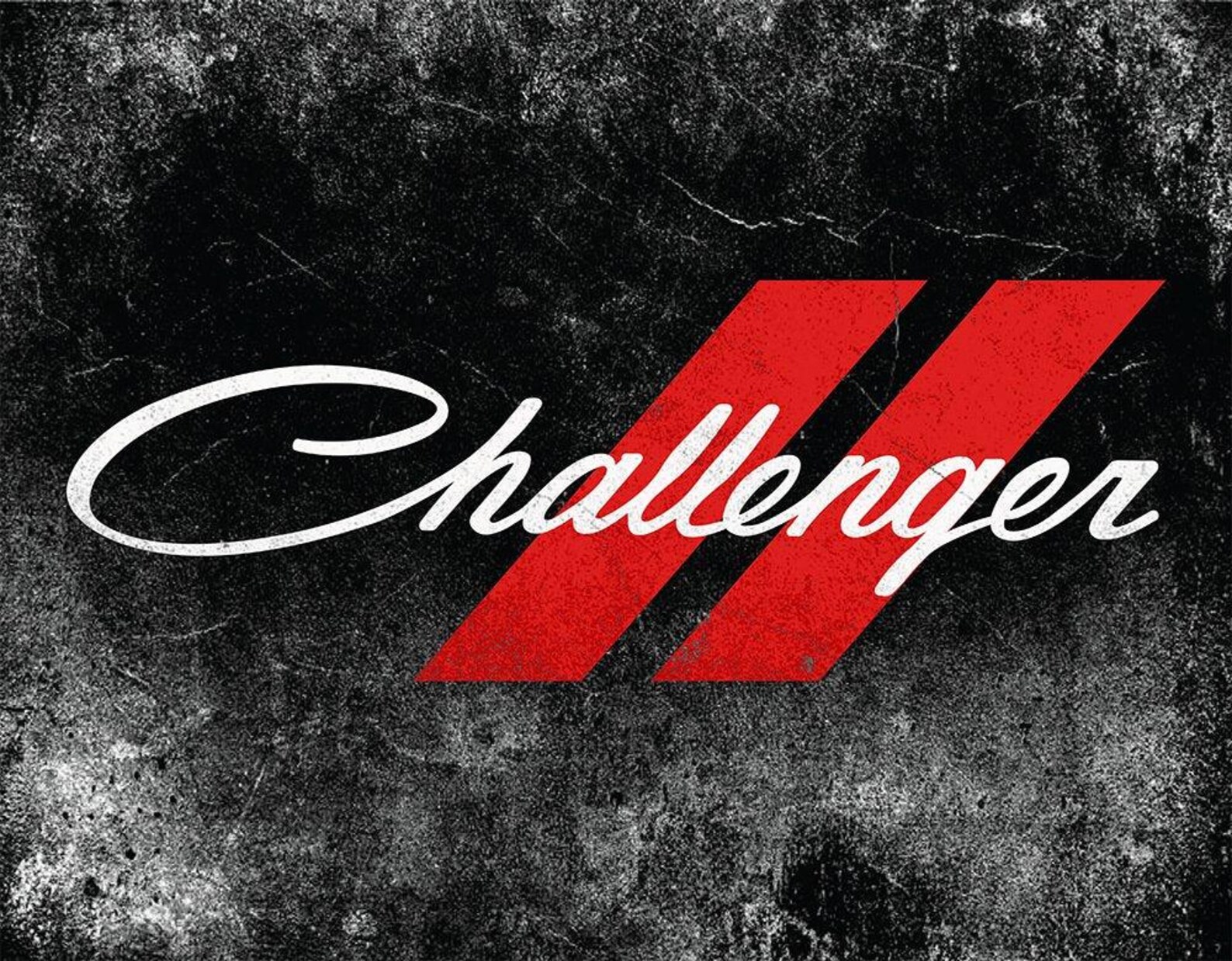 Metal Sign - Dodge Challenger Script - Etsy