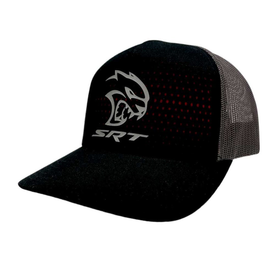 Hat - Dodge SRT Hellcat Rumble Snapback Trucker - Black/charcoal/red - Etsy