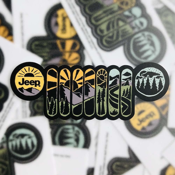 Jeep Stickers - Etsy