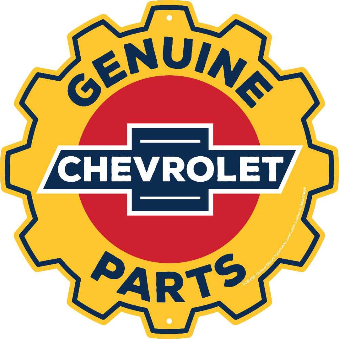 Metal Sign - Chevrolet Genuine Parts Gear - Etsy