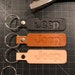 Keychain - Jeep Text Leather - Etsy
