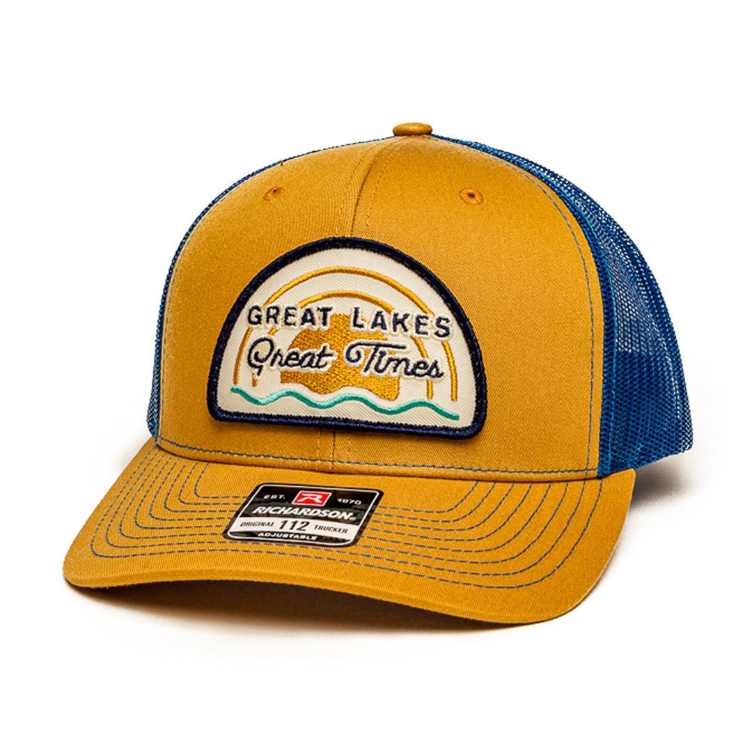 Hat - Michigan Great Lakes Great Times Richardson Snapback - Blue/gold ...