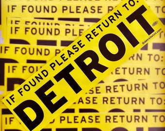 If Found Return to Sticker - Etsy