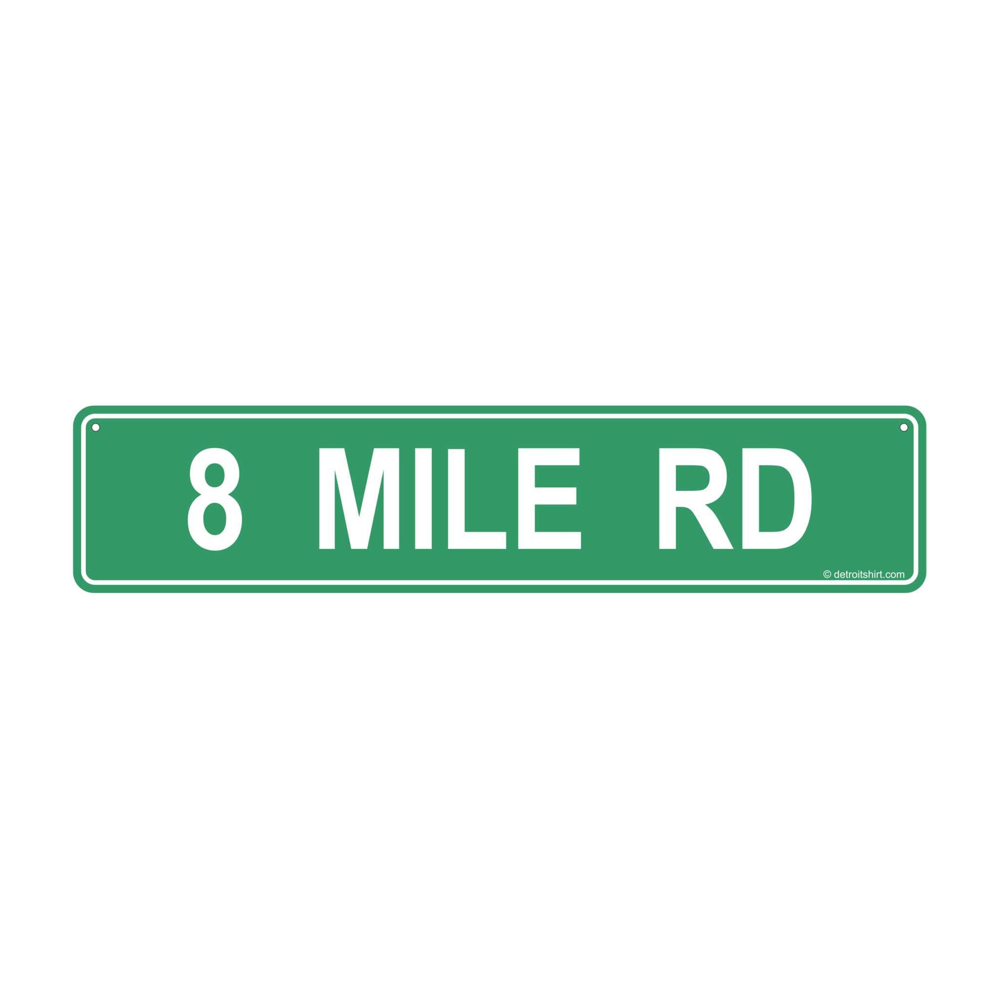 Metal Sign - 8 Mile Street Sign - Etsy