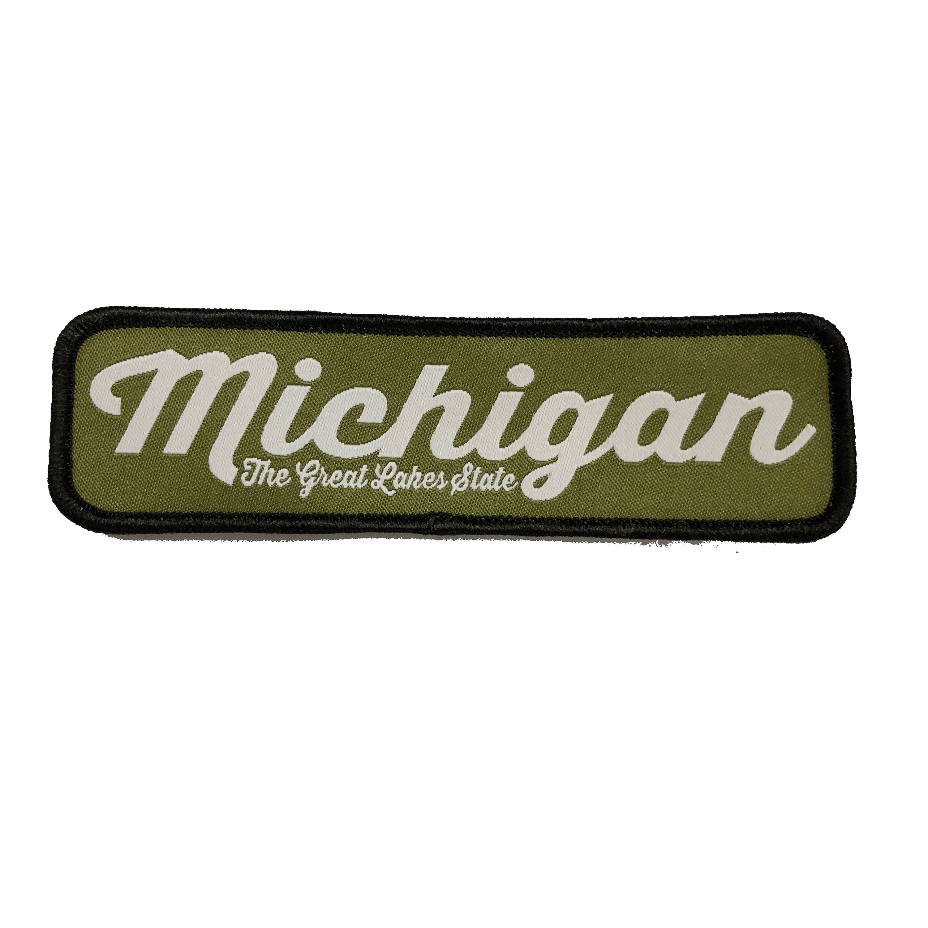 Patch - Michigan the Great Lakes State Script - Etsy