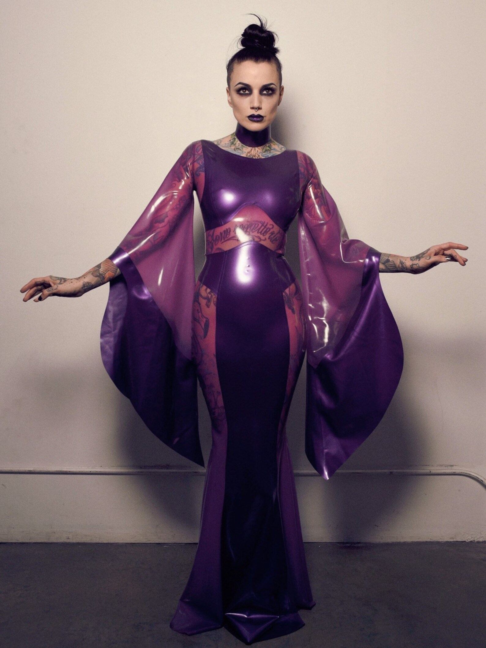 Monarch Kleid Jane Doe Latex Gummi Kleid | Etsy