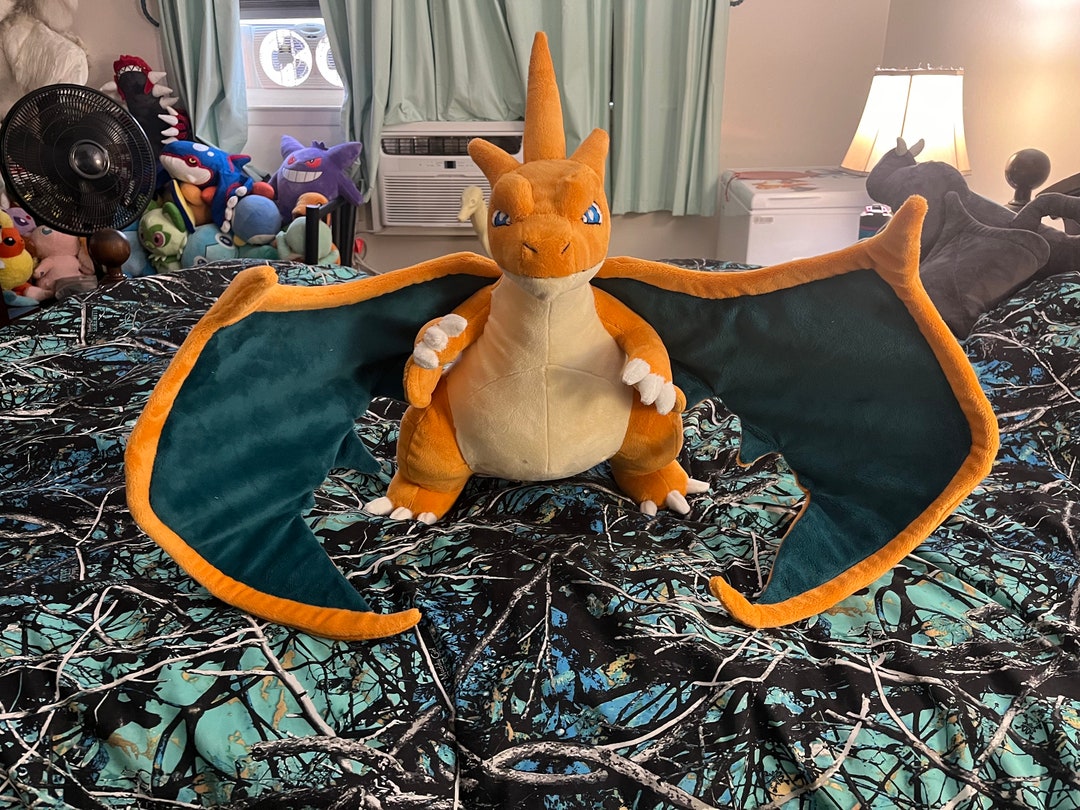 Pokemon Mega Charizard Y Lizardon Inspired Plush Made to Order - Etsy