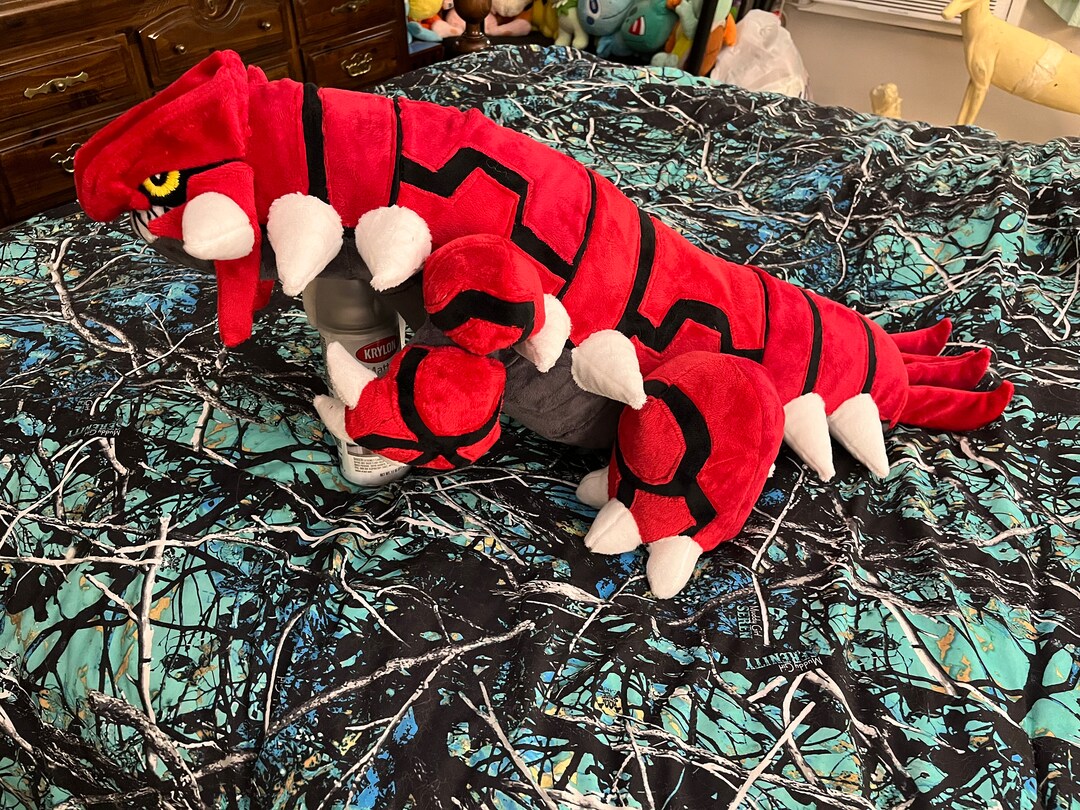 Pokemon Groudon Inspired Legendary Plush - Etsy