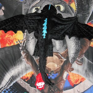 Alpha Toothless Night Fury How to Train Your Dragon Inspired Plush Made ...