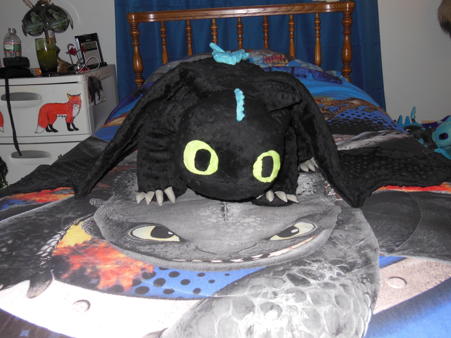 Giant Alpha Toothless Night Fury How to Train Your Dragon Inspired ...