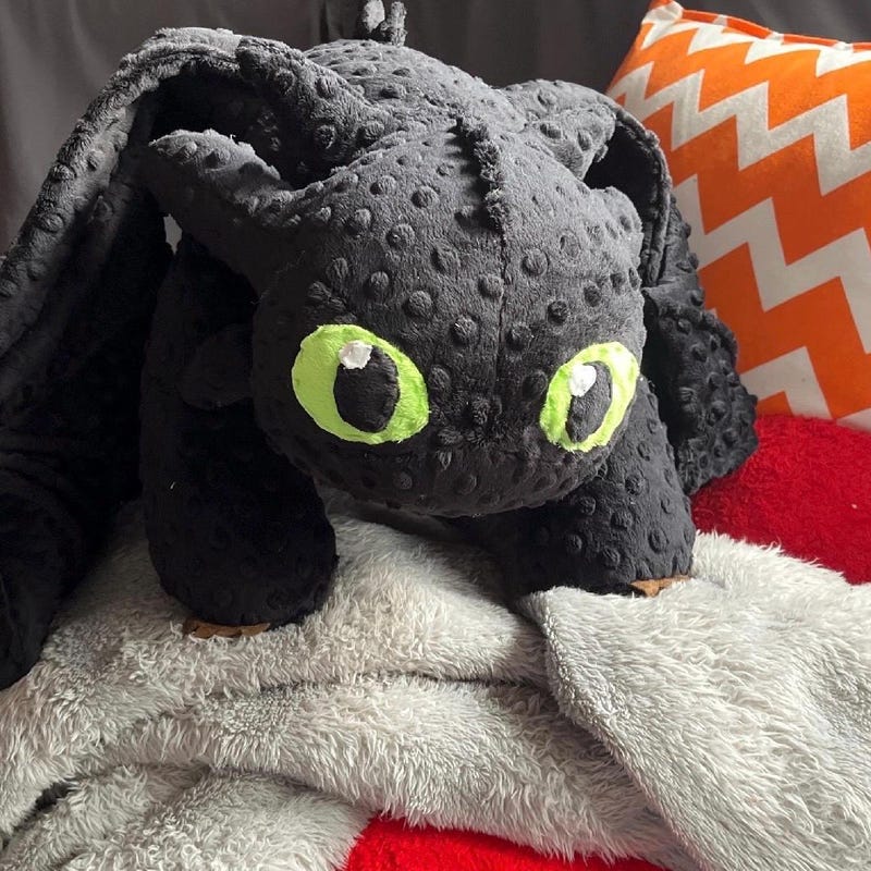Giant Toothless Plush - Etsy