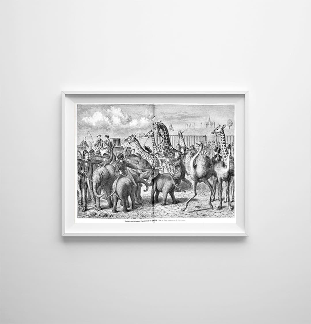 The Circus Print - Kids Room Wall Art - Etsy
