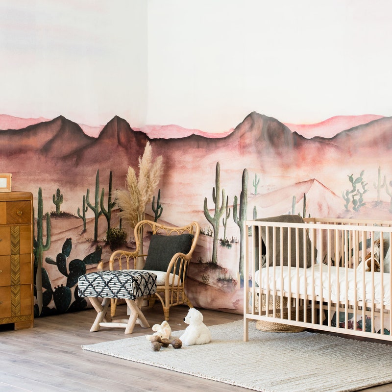 Desert Wall Mural - Etsy