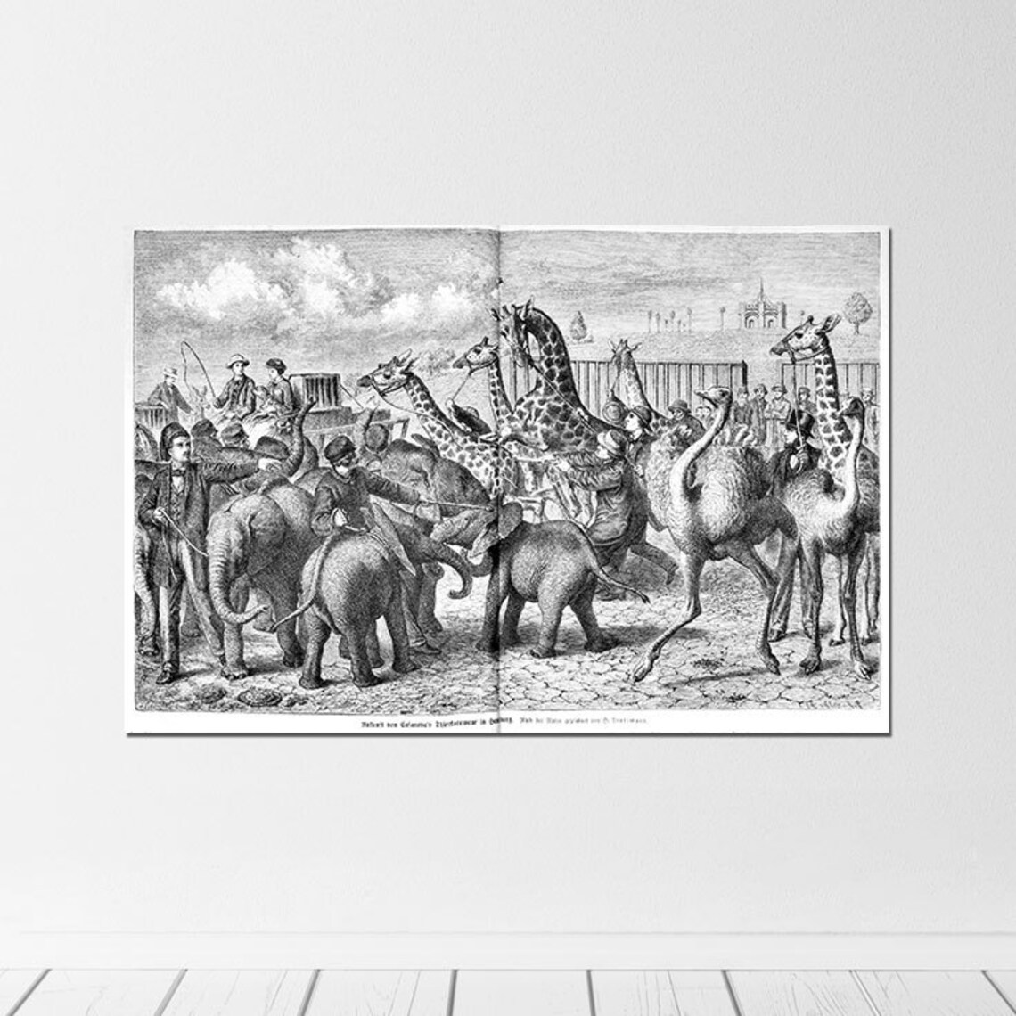 The Circus Print - Kids Room Wall Art - Etsy