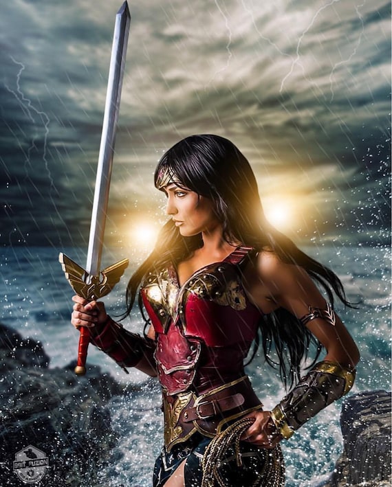 36 Wood Sword Inspired by Wonder Woman - Etsy