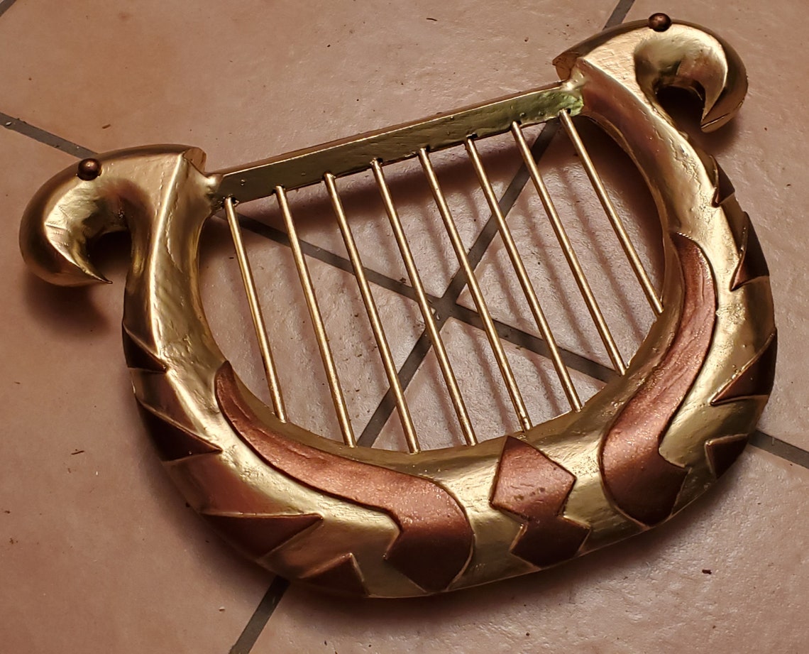 Gold Harp Zelda Inspired Made of High Strength Plastic - Etsy