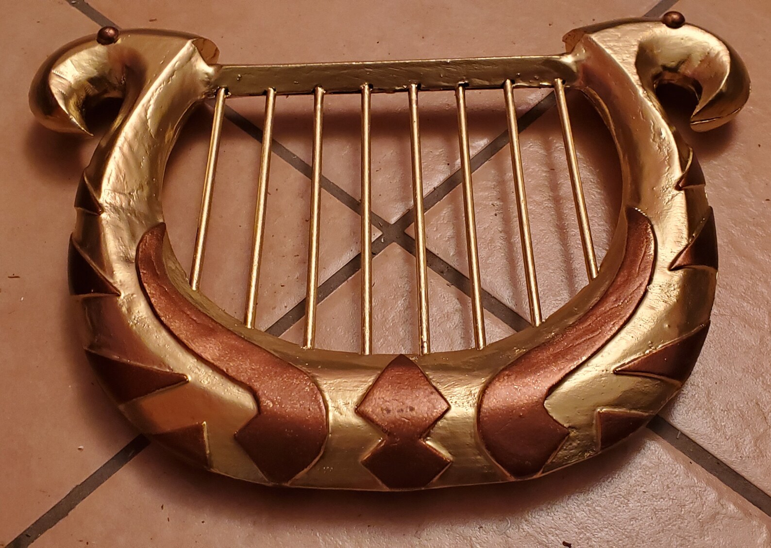 Gold Harp Zelda Inspired Made of High Strength Plastic - Etsy