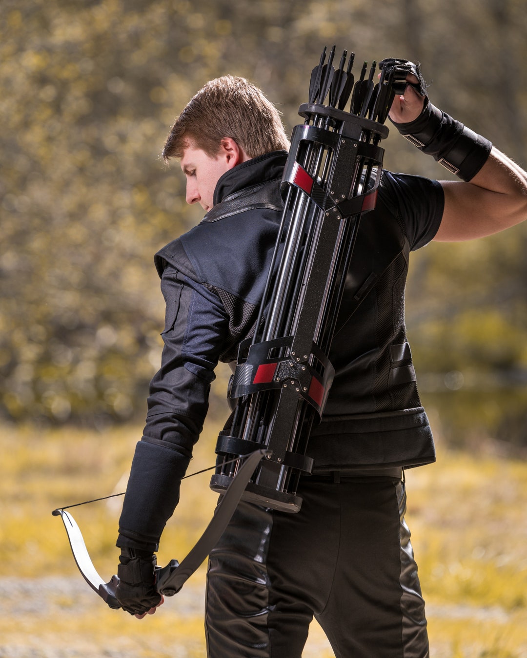 Hawkeye (QUIVER ONLY) - Movie Inspired - With (16) Arrows - Non-harmful ...