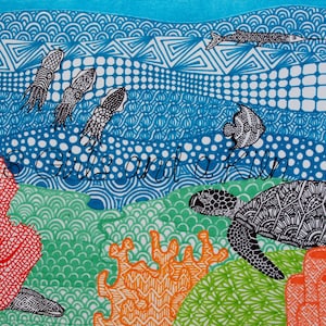Underwater Zentangle , 11x14 Print - Etsy