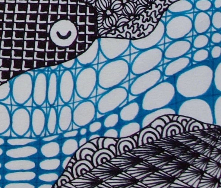 Squid Zentangle 11x14 Print - Etsy