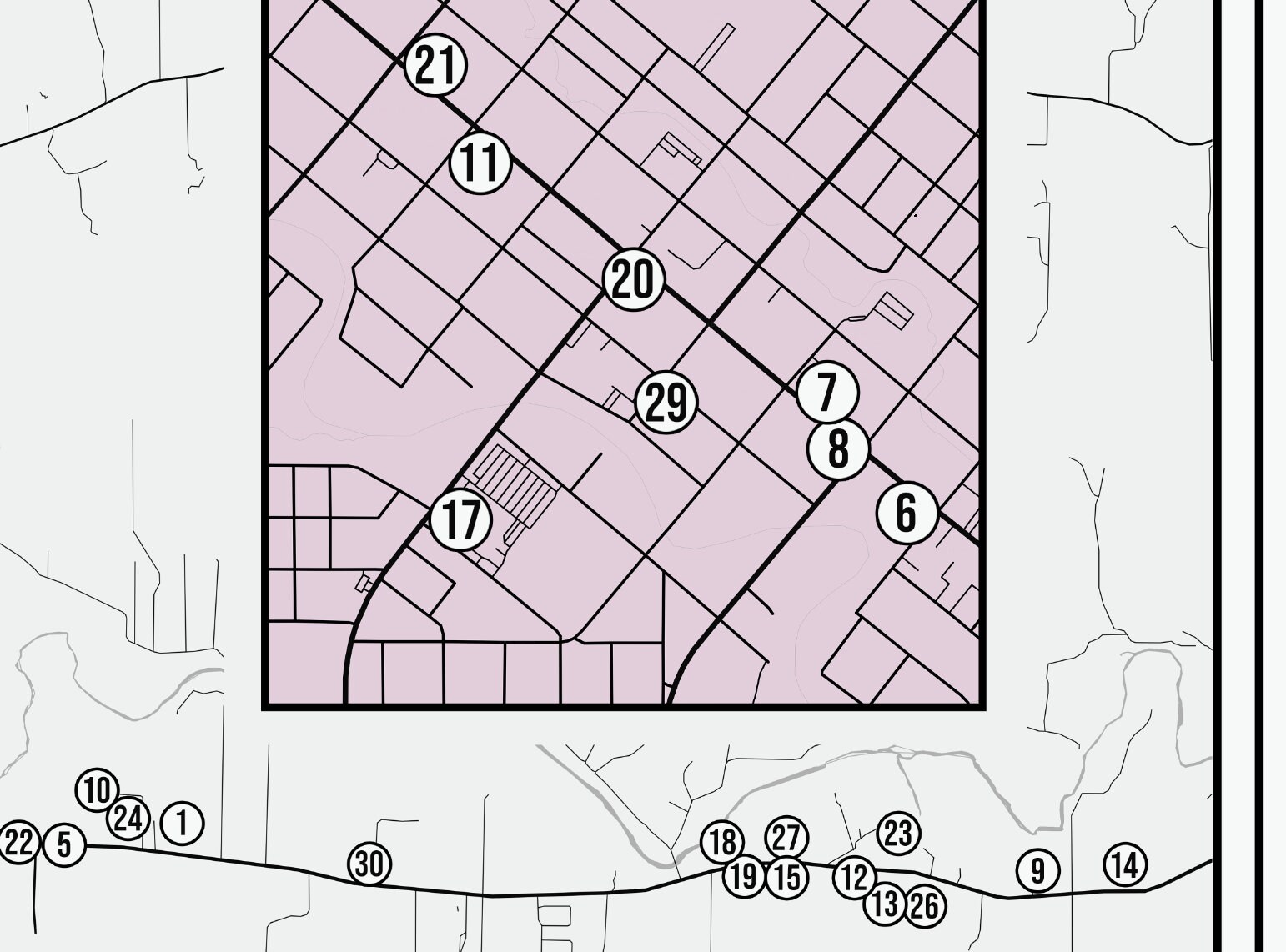 Fredericksburg, Texas Wineries and Vinyards Map & Checklist 36"x24 ...
