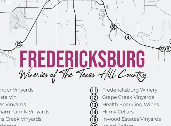 Fredericksburg Texas Map