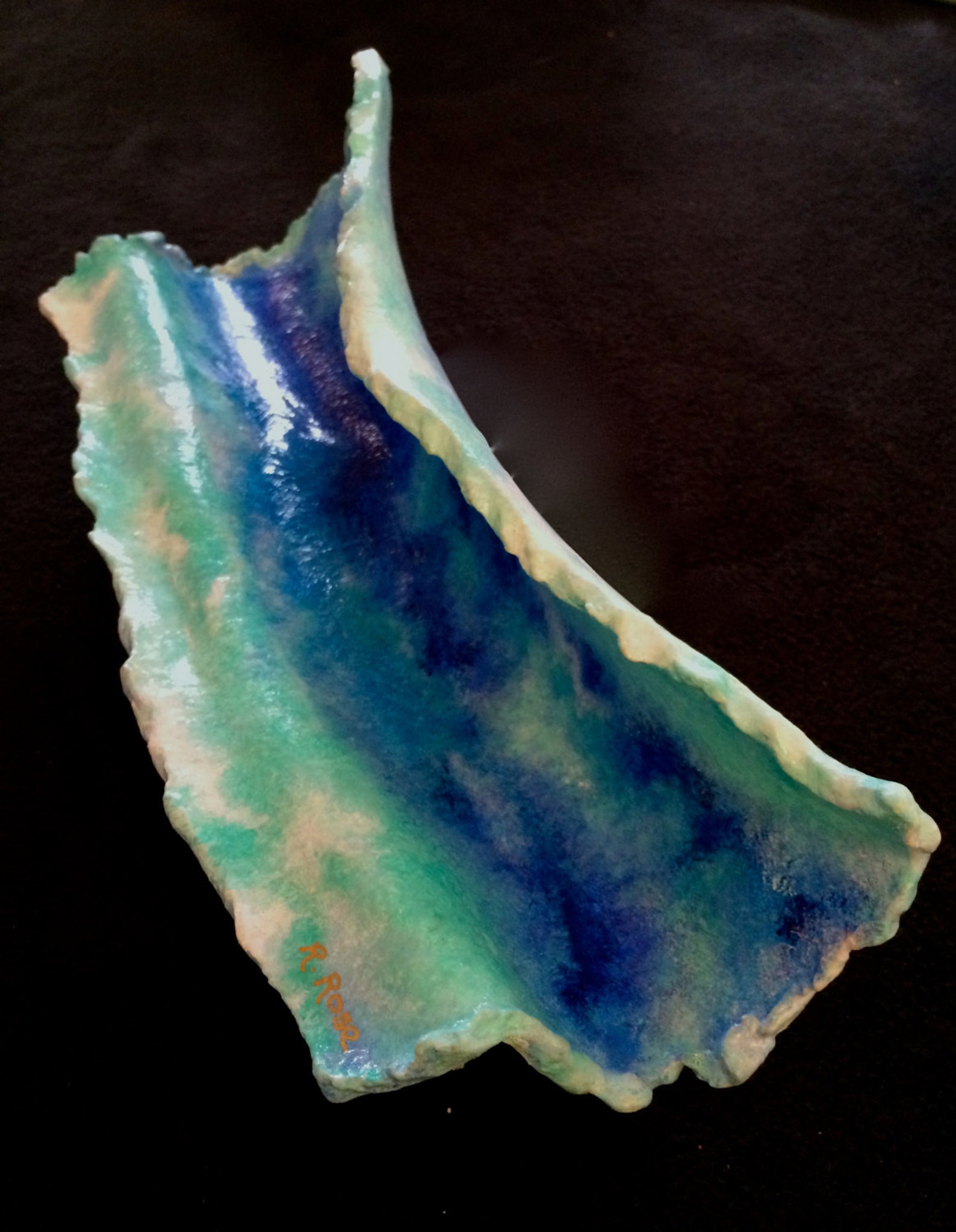 Ceramic Wave Sculpture - You Are so Beautiful - Wall Sculpture - Wall ...