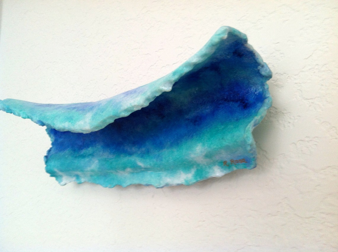 Ceramic Wave Sculpture You Are so Beautiful Wall Sculpture Wall Ceramic ...