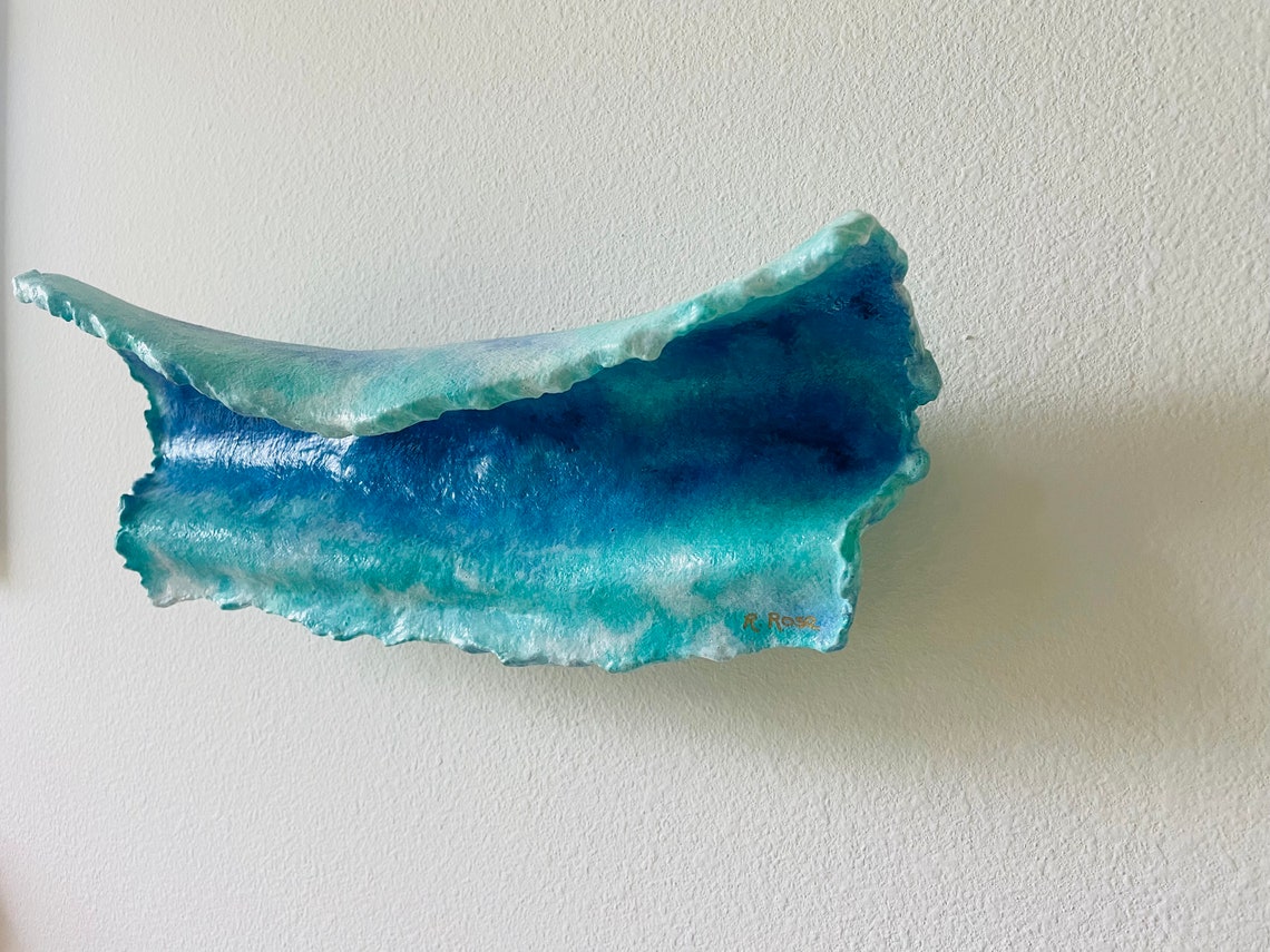 Ceramic Wave Sculpture You Are so Beautiful Wall Sculpture Wall Ceramic ...