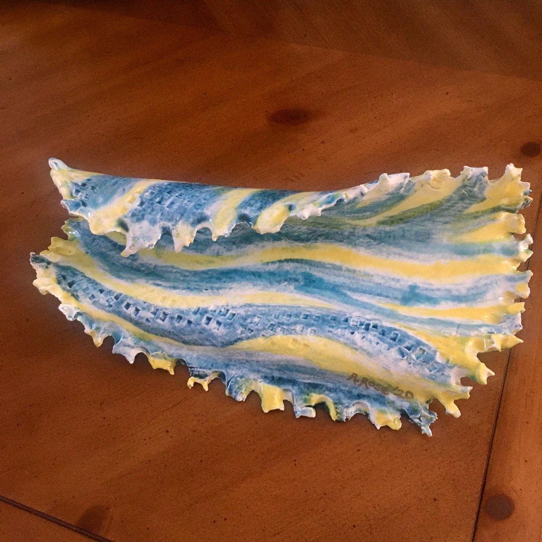 Ceramic Wave Sculpture Wave Sculpture Ceramic Wave Modern - Etsy