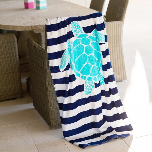 Sea Turtle Towel - Etsy