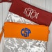 Monogrammed Clear Stadium Bag, Custom Clear Zipper Pouch, Gameday Clear ...