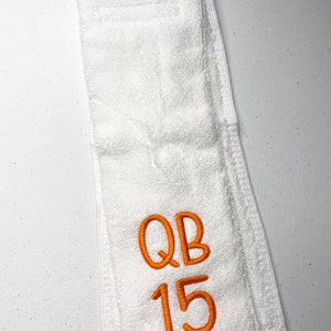 Personalized Football Towel, Personalized Quarterback Towel, Custom ...