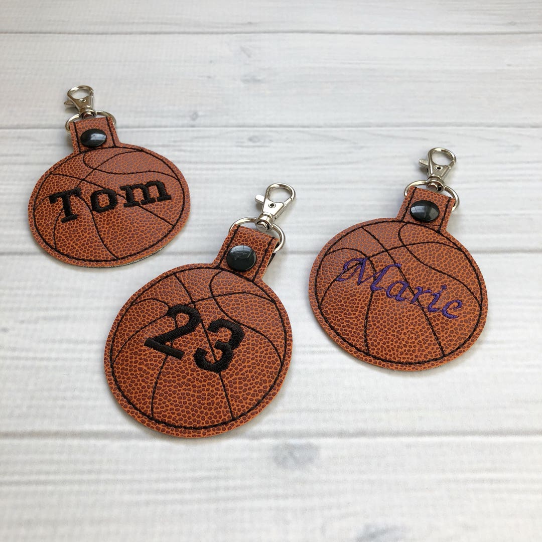 Personalized Basketball Keychain, Personalize Basketball Keyfob ...