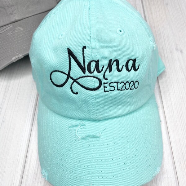 Distressed Baseball Cap - Etsy