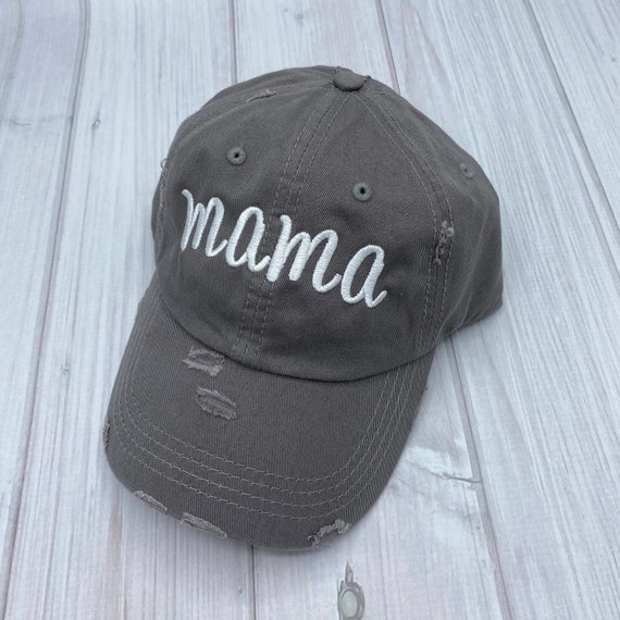 Personalized Mama Hat Custom Mom Hat Distressed Baseball | Etsy