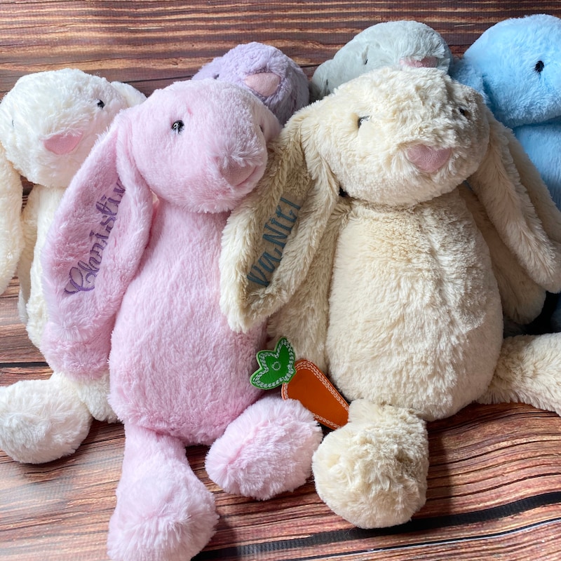 Pink Rabbit Plush Toy - Etsy
