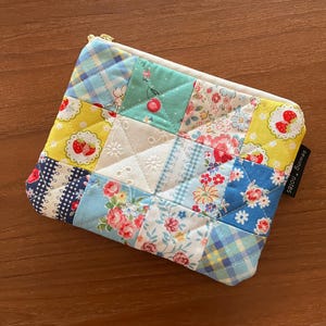 Handmade Patchwork Quilt Pouch - Etsy