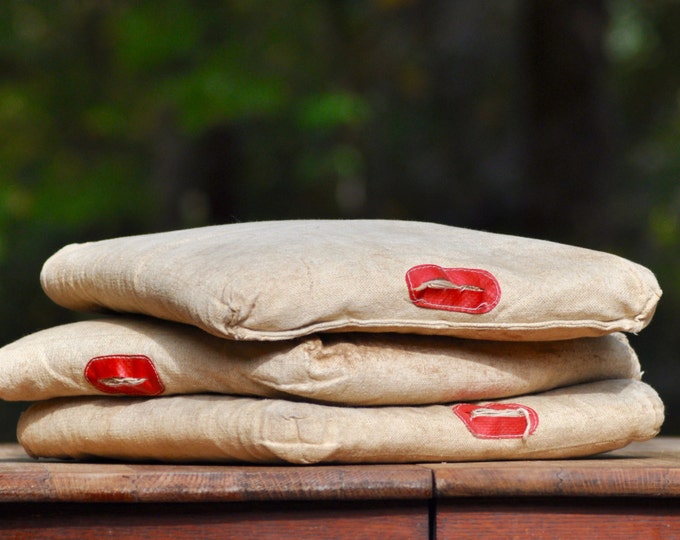 Vintage Canvas Baseball Bases Set of 3 - Etsy