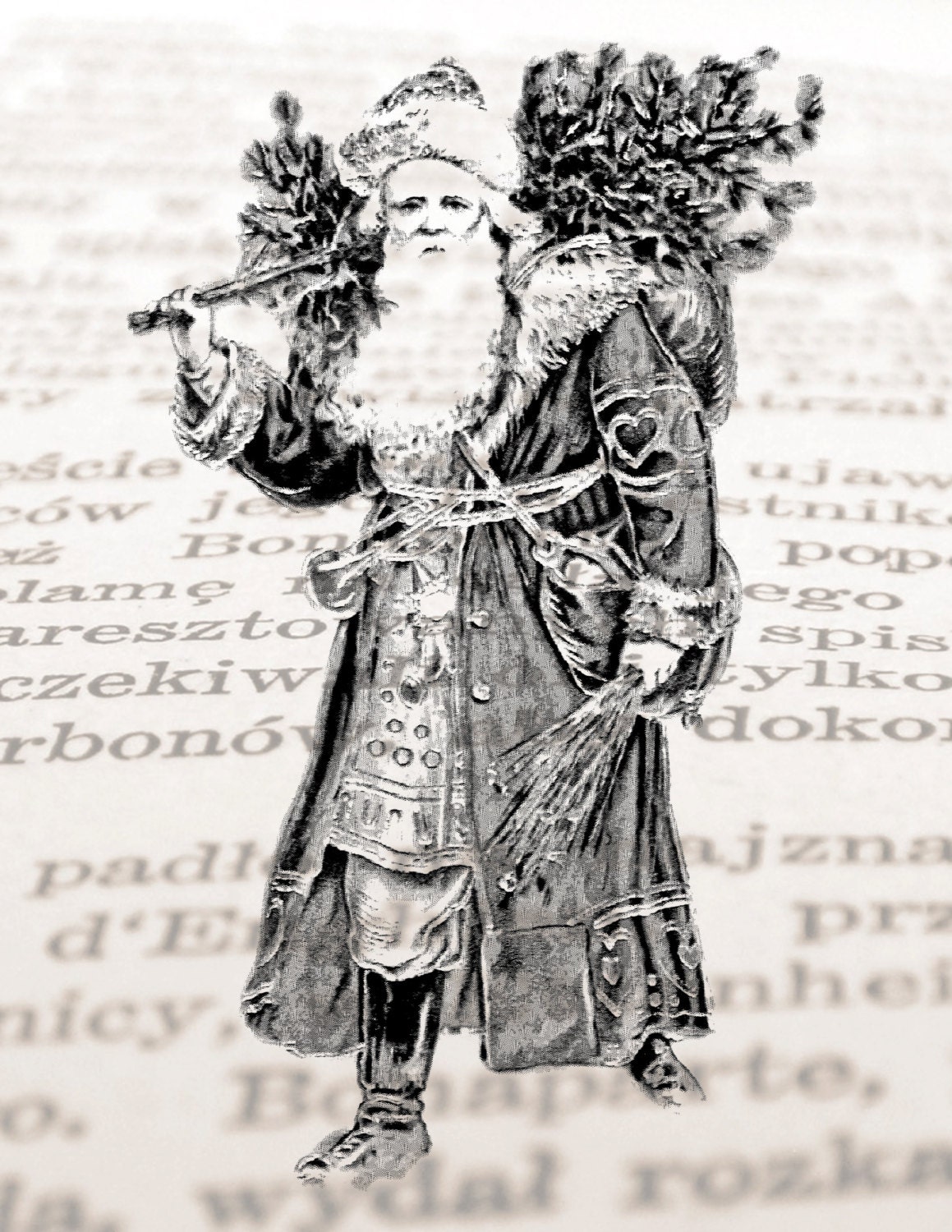 Victorian Santa Claus Image. Christmas PNG. Santa Png. Holiday Png ...