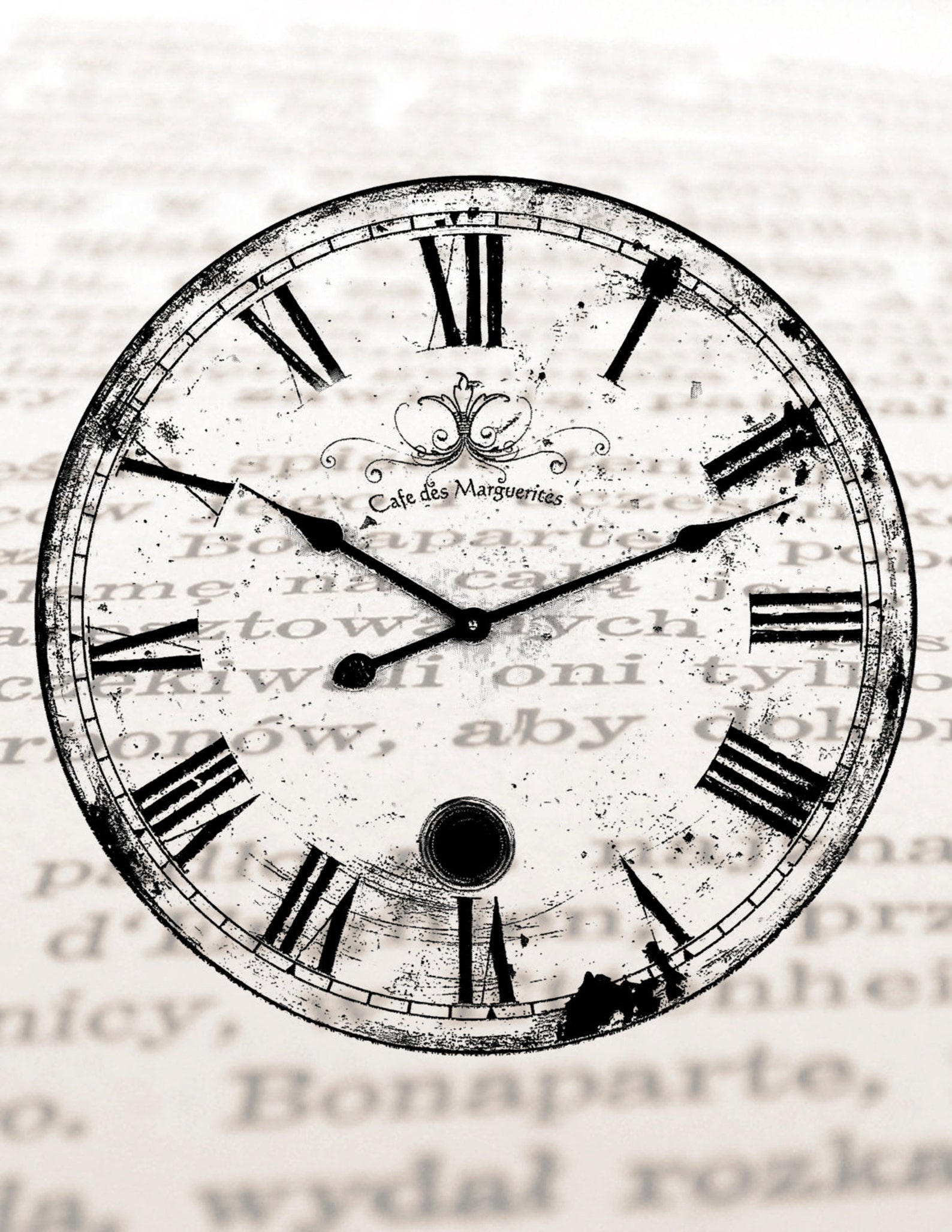 Antique Clock Engraving. Clock PNG. Clock Prints. Clock Image. Clock ...