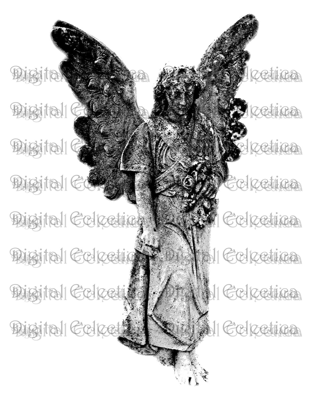 Graveyard Angel Tombstone. Tombstone PNG. Halloween PNG. Weeping Angel ...